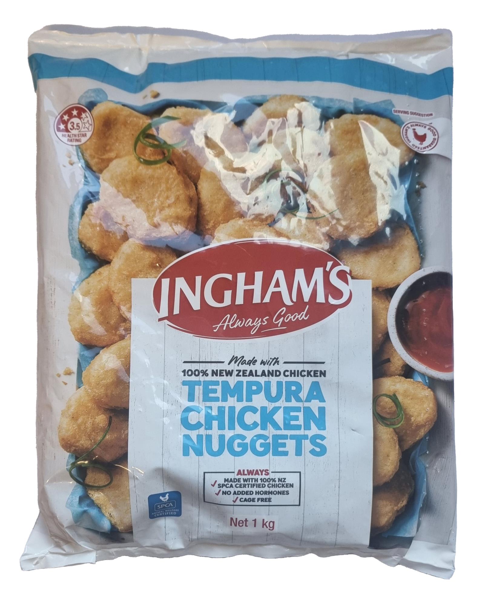INGHAMS CHICKEN NUGGETS 1KG | Klassic Distribution